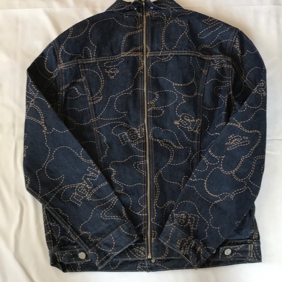 Bape | Jackets & Coats | Levisx Bape Trucker Jean Jacket Tokyo Camo ...